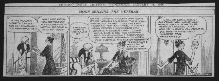 Moon Mullins On the Margins – Panels & Prose